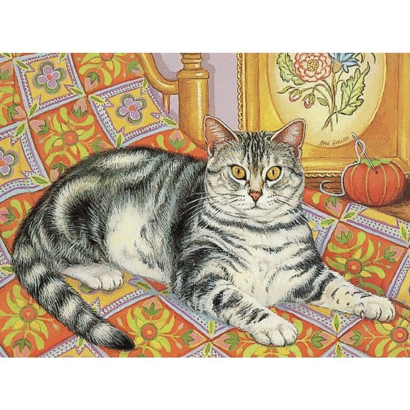 Other | Cat Lovers Greeting Card Blackwhite Cat Art Blank Cats Cards ...